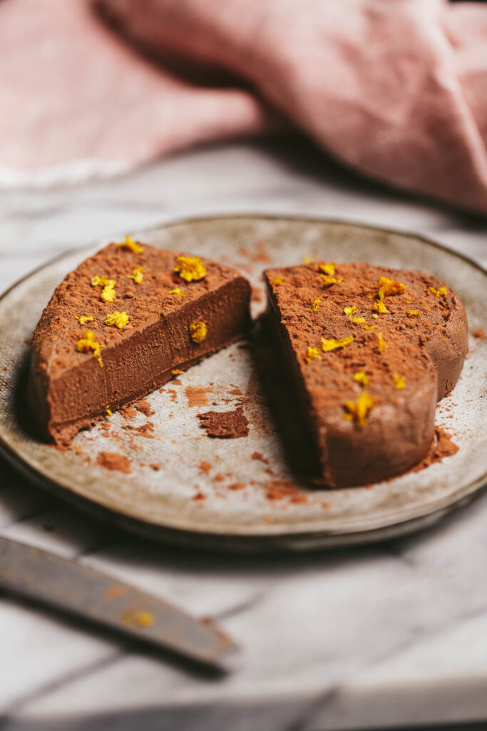 Easy Vegan Chocolate Orange Semifreddo • Beautiful Ingredient