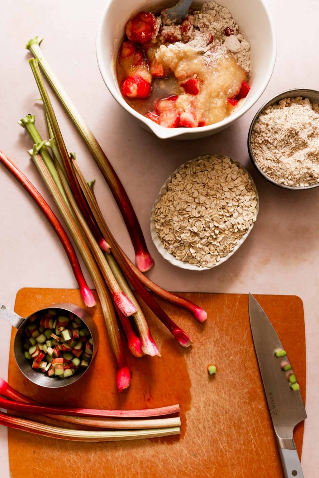Vegan Strawberry Rhubarb Crisp • Beautiful Ingredient