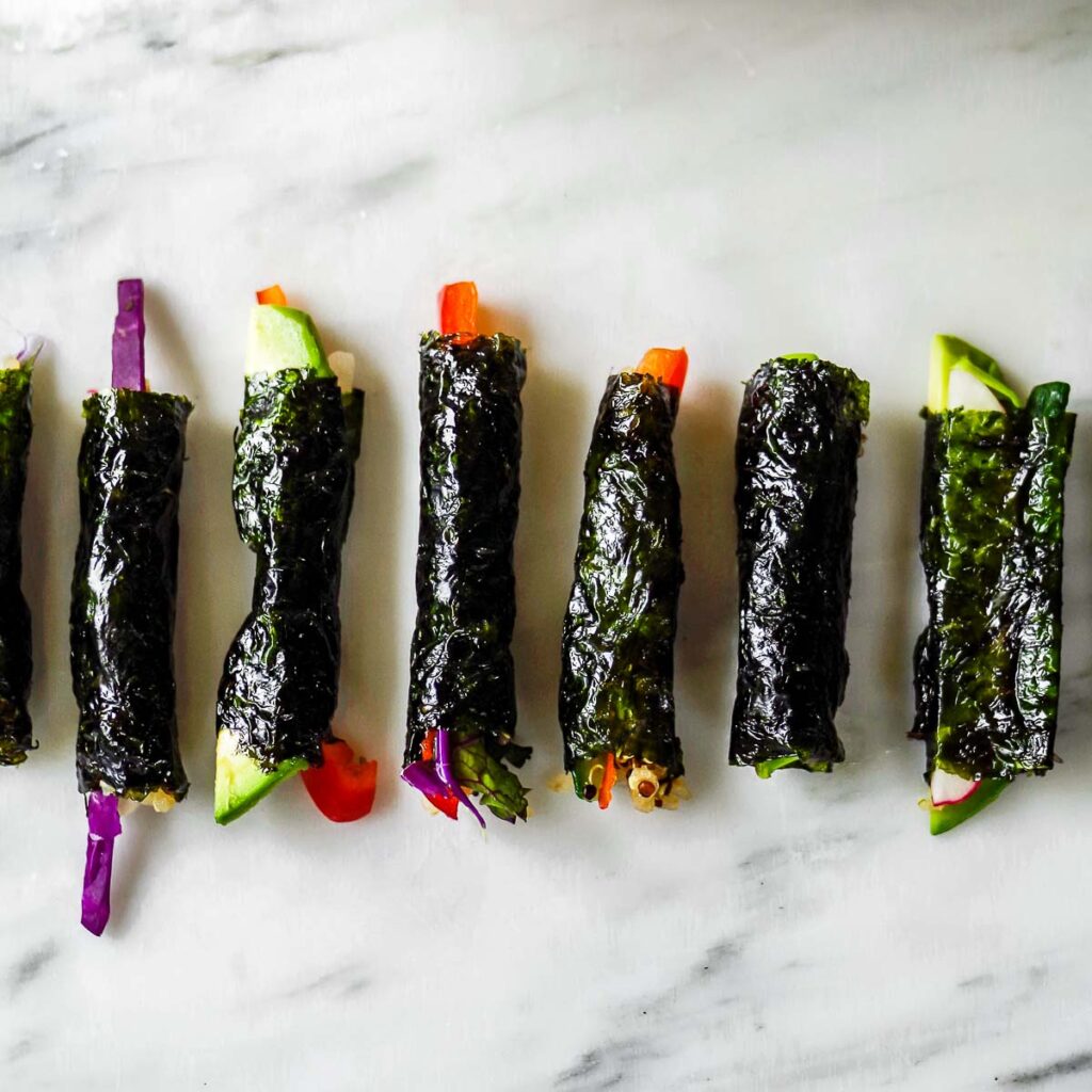 Mini Veggie Sushi Rolls • Beautiful Ingredient