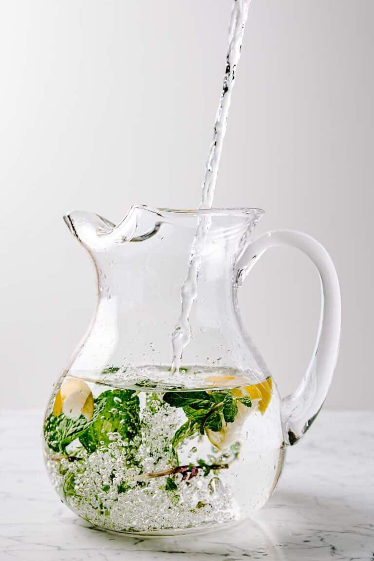 Lemon Mint Flavored Water • Beautiful Ingredient