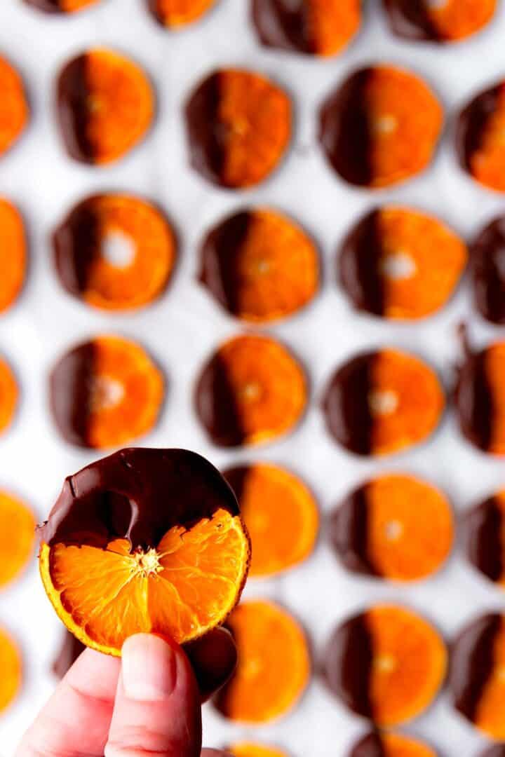 Chocolate-Dipped Dried Orange Slices • Beautiful Ingredient