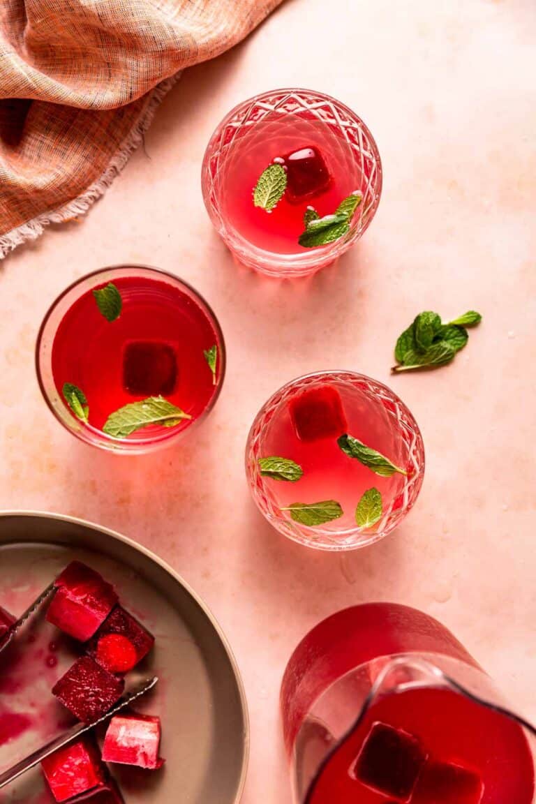 Blood Orange Flavored Ice Cubes • Beautiful Ingredient