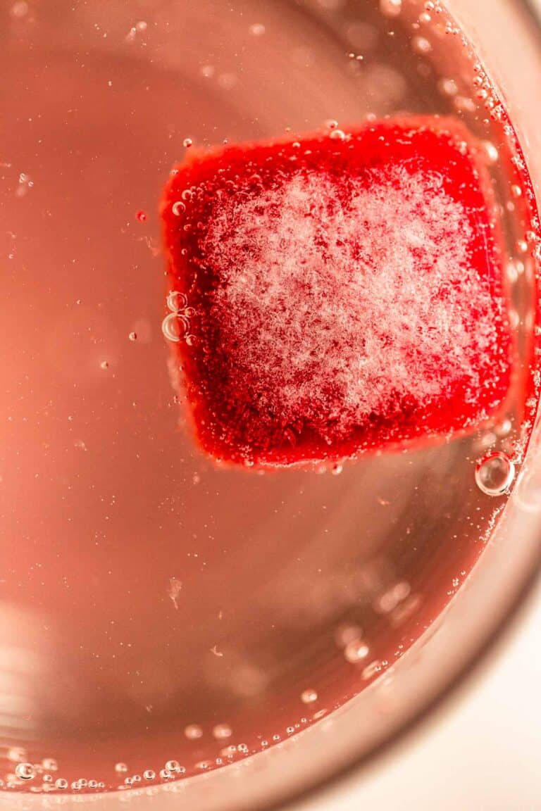 Blood Orange Flavored Ice Cubes • Beautiful Ingredient