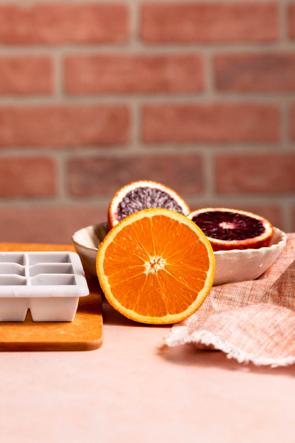 Blood Orange Flavored Ice Cubes • Beautiful Ingredient
