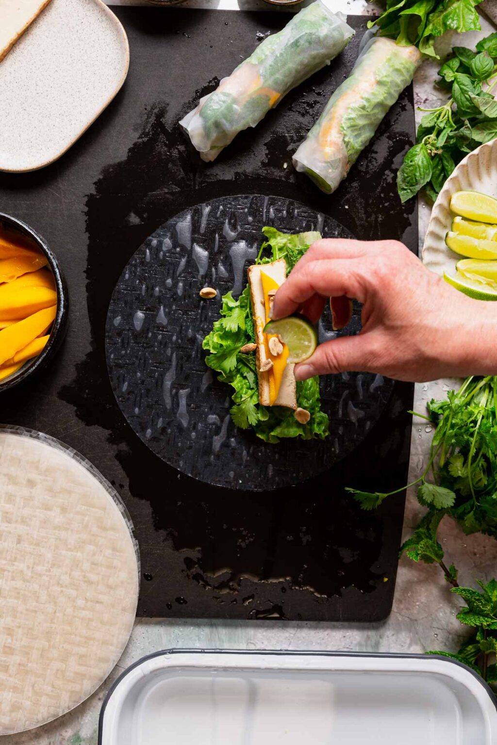 Vegan Mango Summer Rolls • Beautiful Ingredient