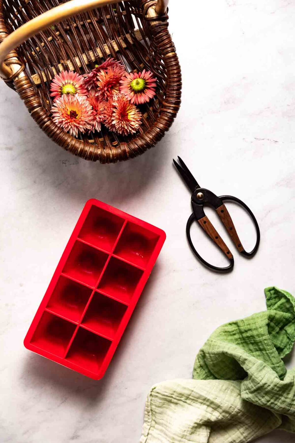 Edible Flower Ice Cubes • Beautiful Ingredient