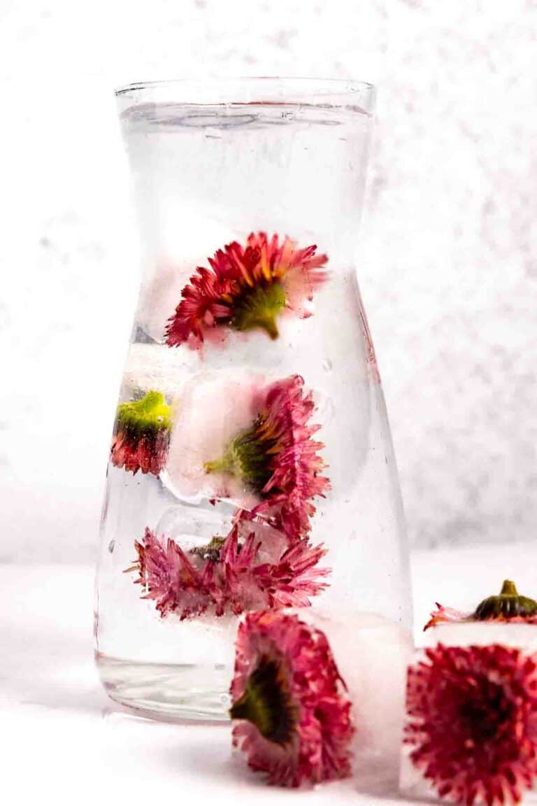 Edible Flower Ice Cubes • Beautiful Ingredient