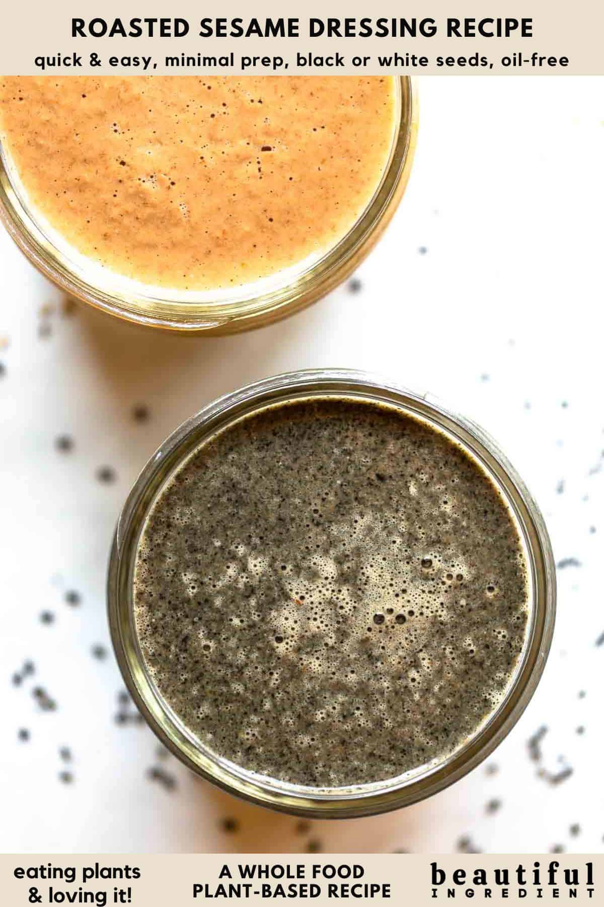 Roasted Sesame Dressing • Beautiful Ingredient