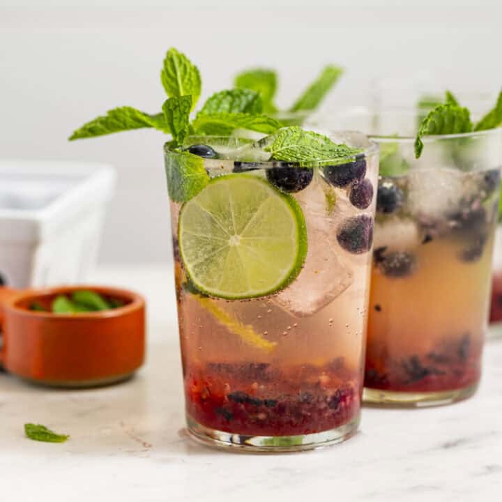 Blueberry Mojito Mocktails • Beautiful Ingredient